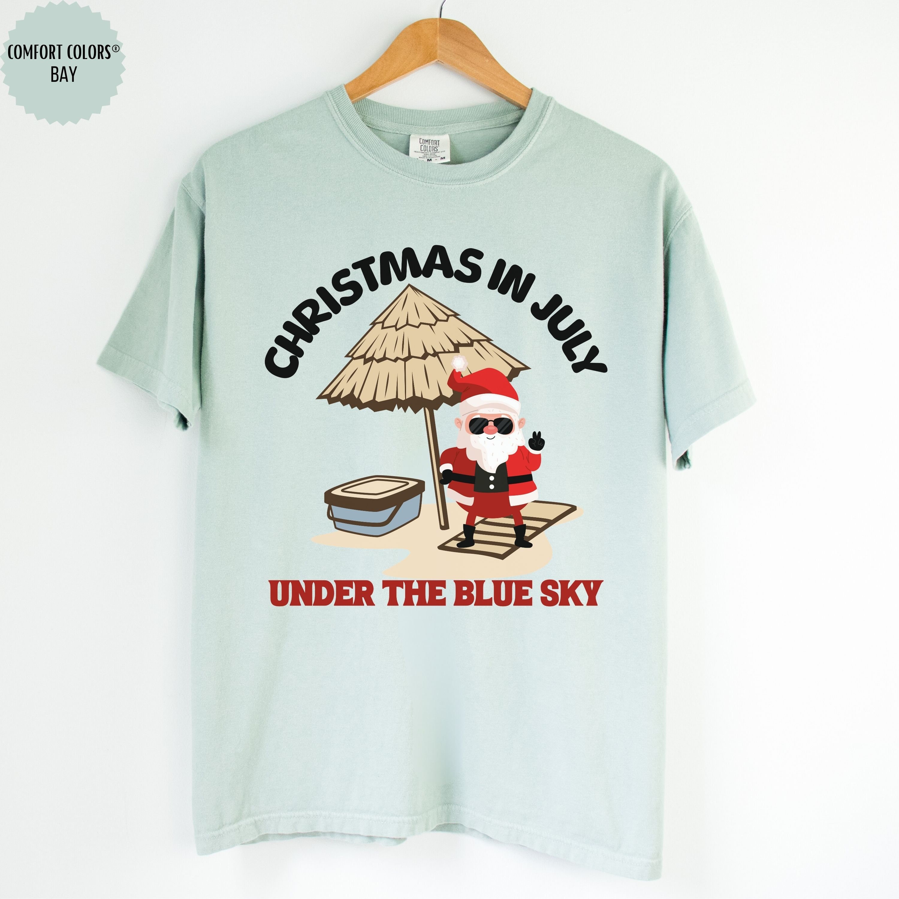 Christmas in July Shirt, Christmas in July Summer Shirt, Funny Santa ...