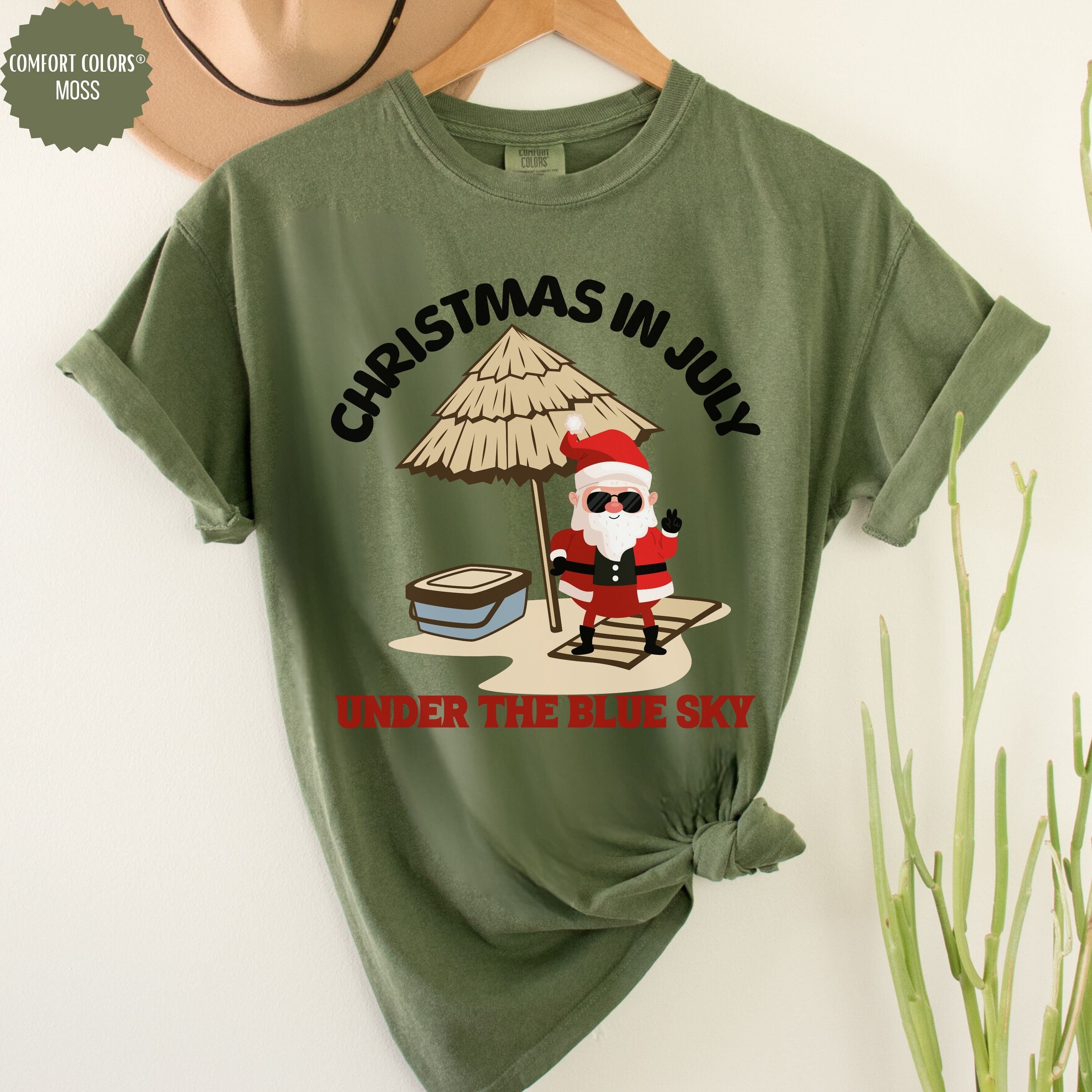 Christmas in July Shirt, Christmas in July Summer Shirt, Funny Santa ...