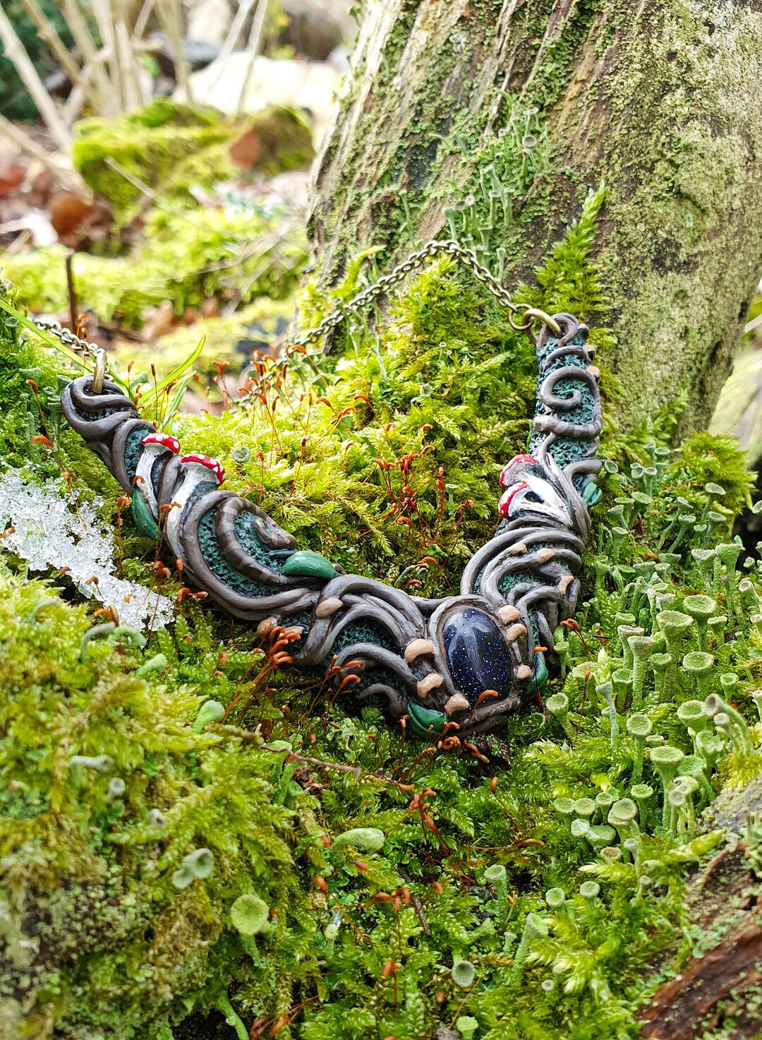 Elf Amulet Elven Swings of the Night Unique - Etsy