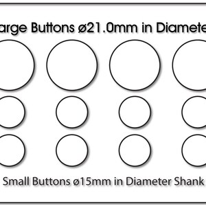 Genuine Leather Shank Jacket Buttons brown Available in Set of 3 Large ...