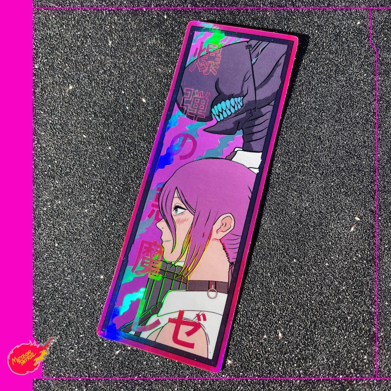 Preorder! - Chainsawman Reze / Bomb Devil Holographic Sticker! - Etsy