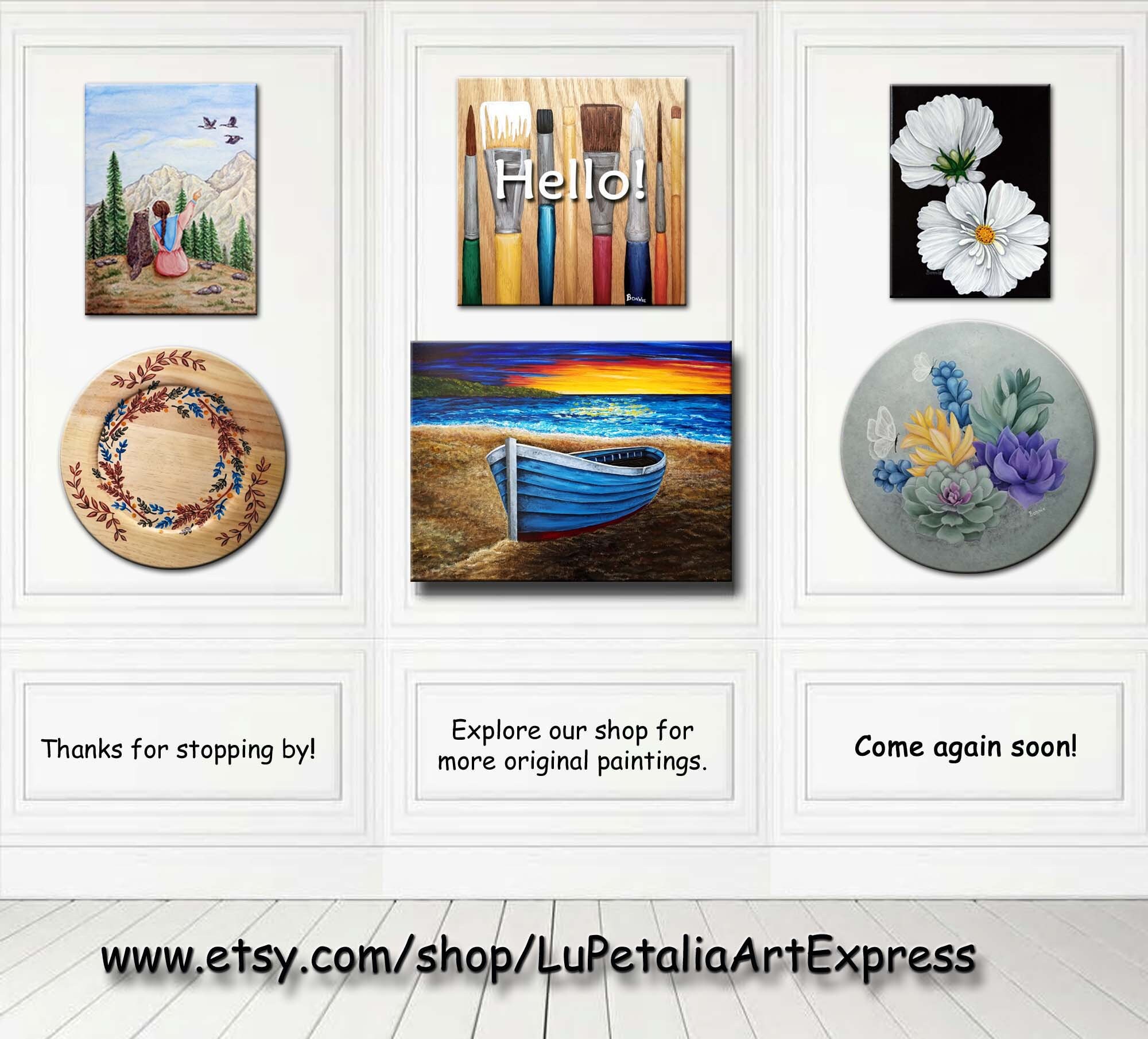 Highland Cow Giclee Fine Art Print of Original Acrylic Painting ...