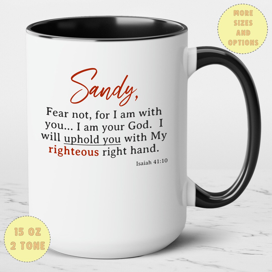 Personalized Bible Verse Coffee Mug, Bible Study Gift, Prayer Partner ...