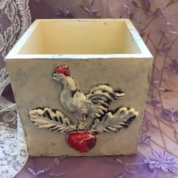 Rooster Planter - Etsy