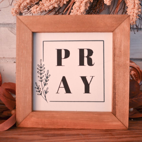 Pray Sign - Etsy