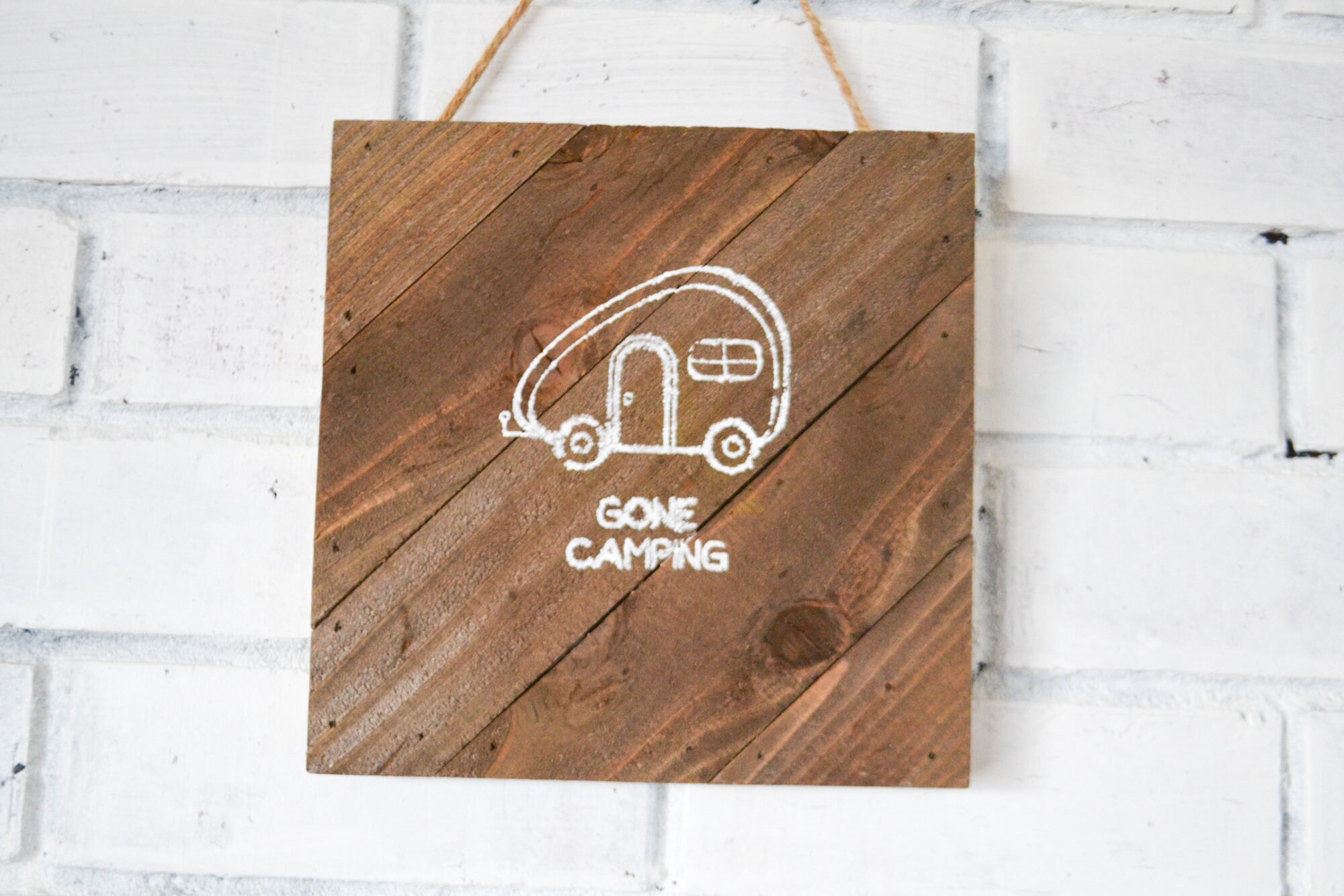 Gone Camping Rustic Wood Sign-Camping Sign-Rustic Decor | Etsy