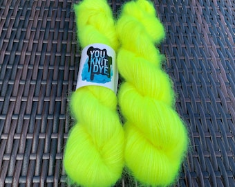 Neon Yellow Yarn - Etsy