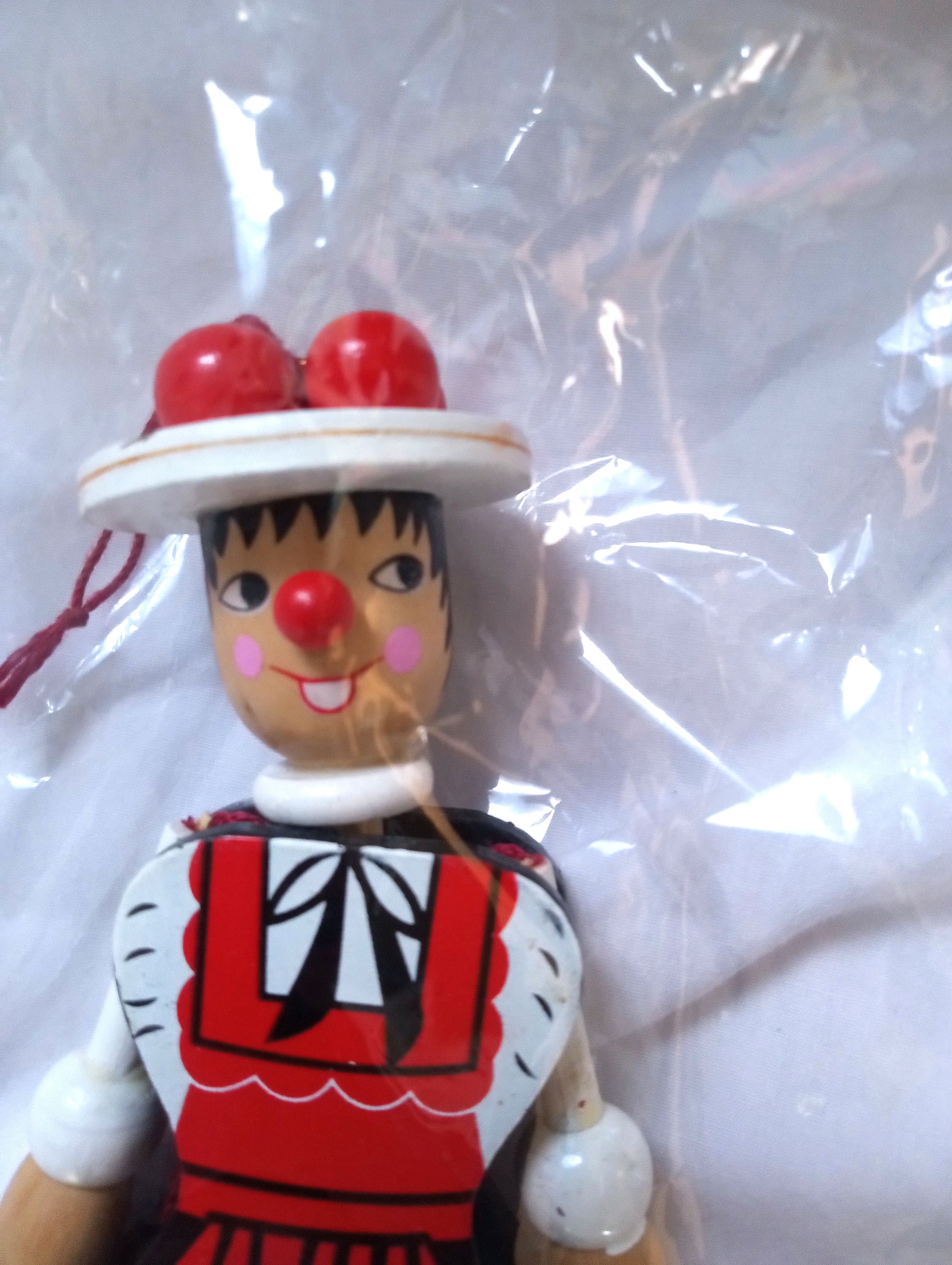 Vintage E. Pfaff Girl Wooden Pull String 7 Dancing Toy Sealed - Etsy