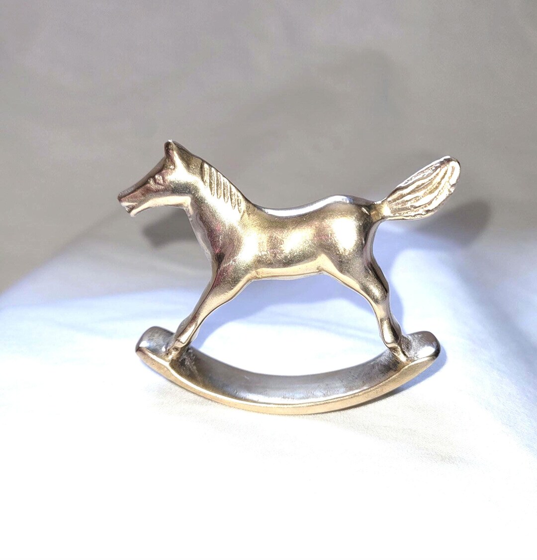 1960's Solid Brass Horse Paperweight Made in India - Etsy