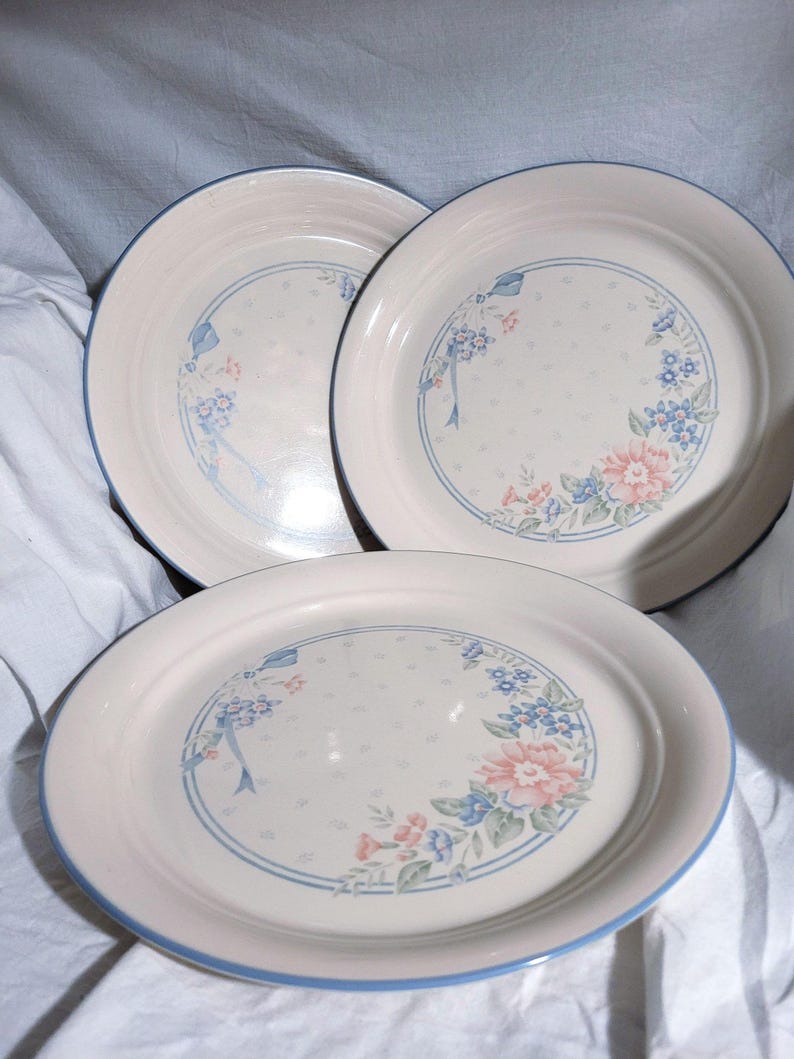 Vintage Corelle Symphony Dinner Plates by Corning Corelle Set of 3 - Etsy