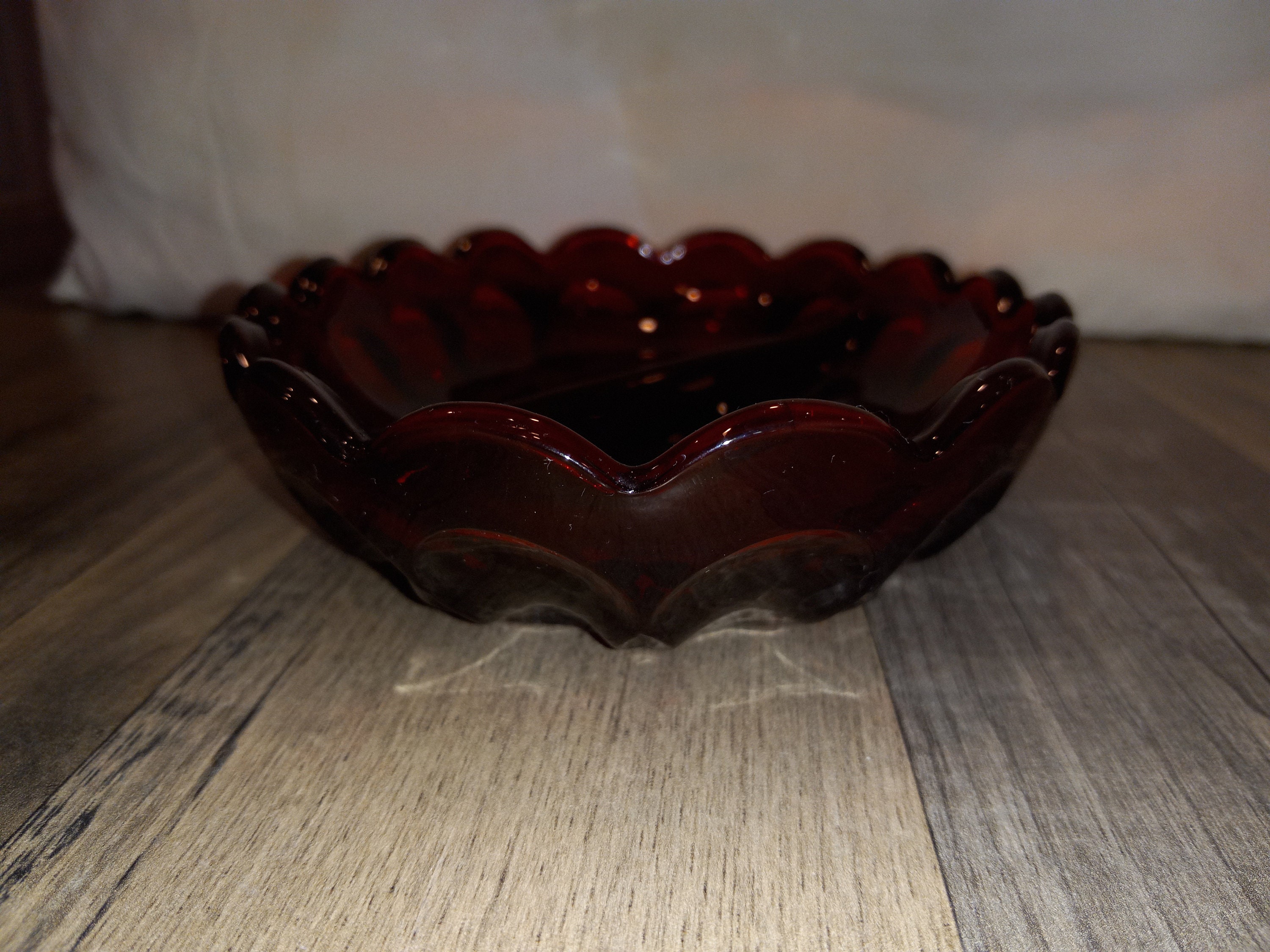 Vintage Ruby Red Anchor Hocking Oblong Divided Dish - Etsy