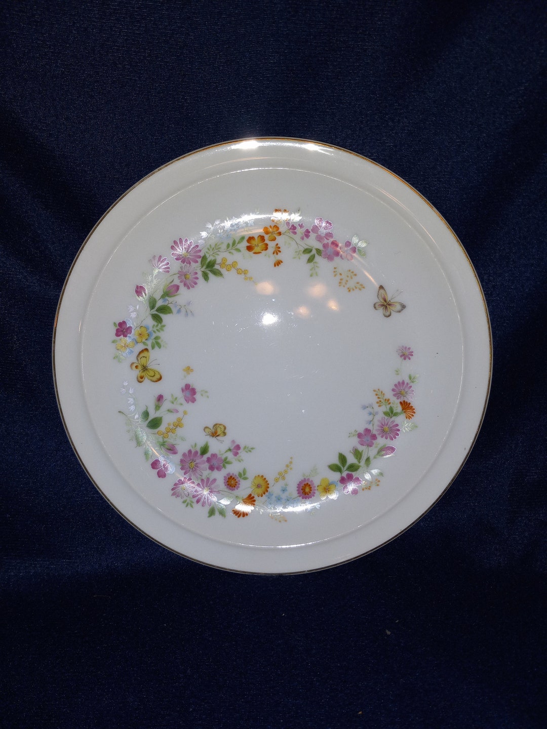Vintage Royal Domino Collection Spring Garden Salad Plate - Etsy