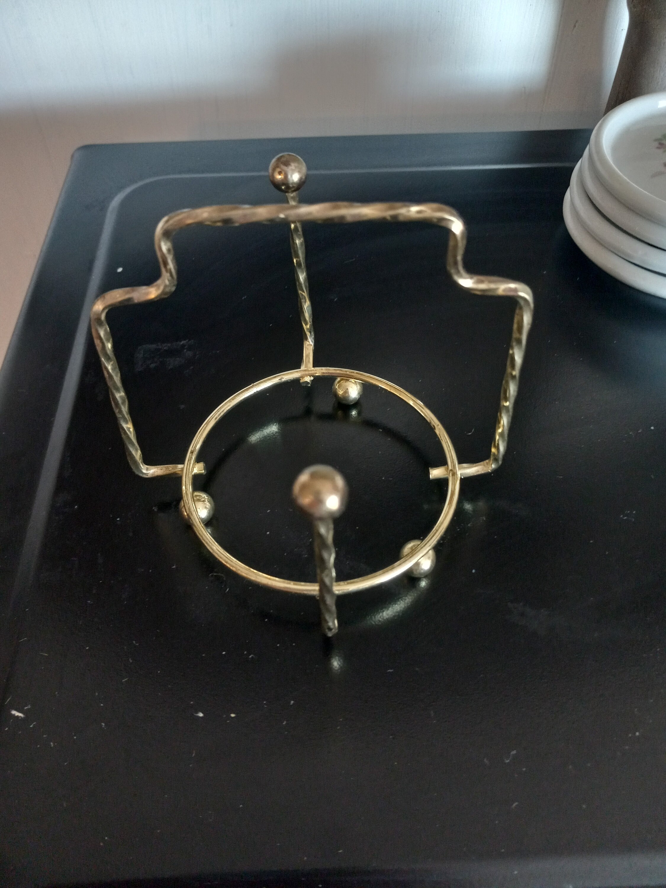 Vintage Interpur, Set of 4 Porecelain Coasters With Birds, Metal Holder ...