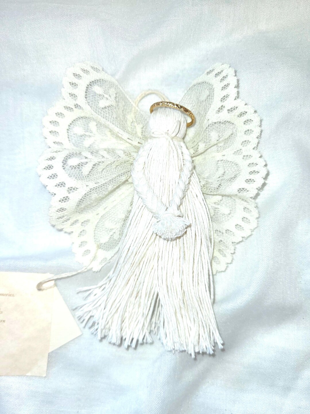Vintage Tobacco String Angel With Card Describing Her - Etsy