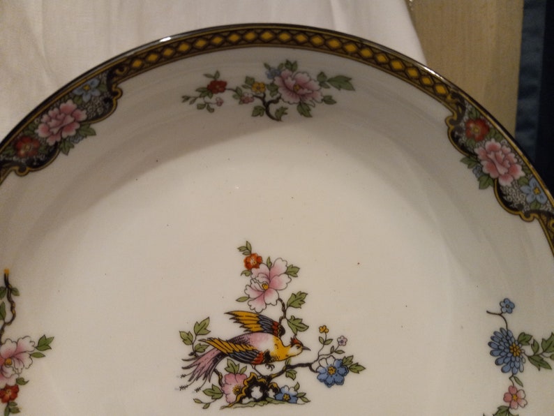 Vintage Noritake Pheasant Pattern China Soup Bowls - Etsy