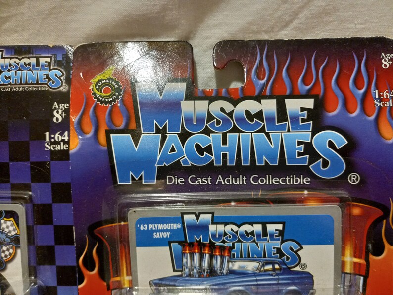 2 Vintage Muscle Machines Die Cast Adult Collectible Cars - Etsy