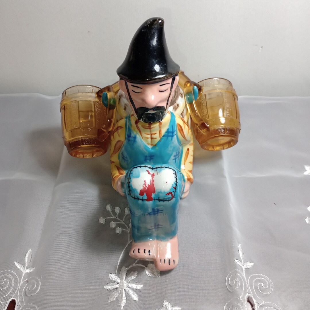 Vintage Hobo Decanter~nasco~del Coronado Japan~with Cups - Etsy