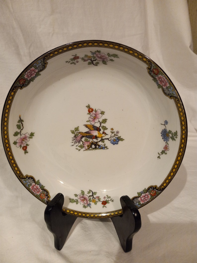 Vintage Noritake Pheasant Pattern China Soup Bowls - Etsy