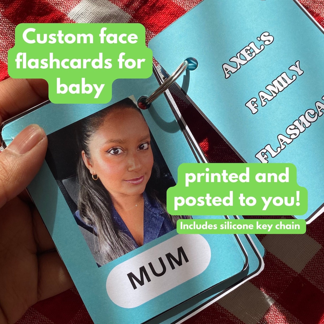 Face Flashcards for Baby: Custom Faces, Visual Stimulisation Sensory ...