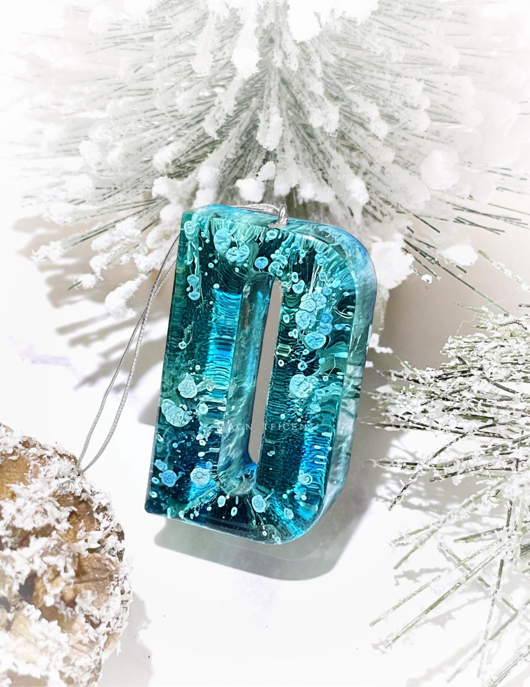 Personalized Initial Ornament, Letter Ornament for Kids Stocking ...