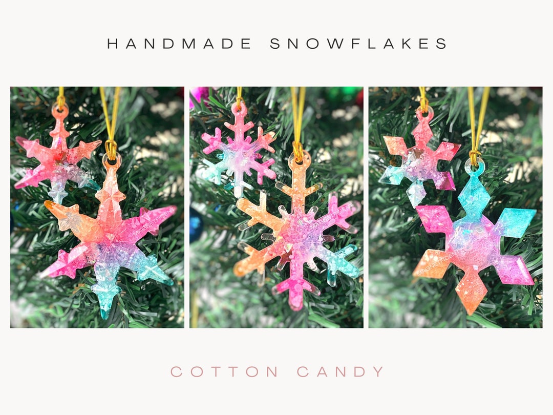Snowflake Ornament, Candyland Christmas Decoration, Candy Tree Decor ...