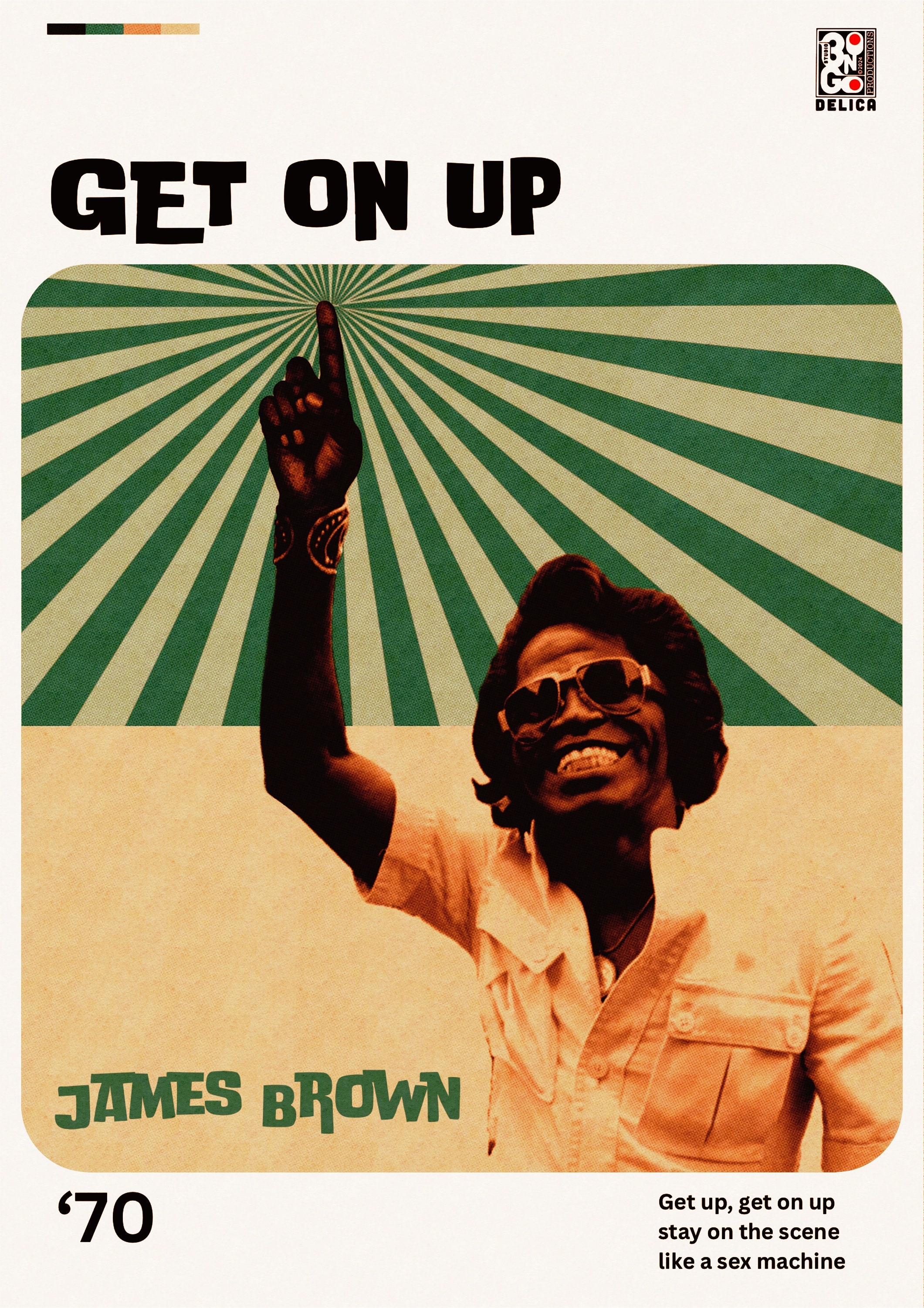 James Brown Poster ‘get on Up’ - Etsy