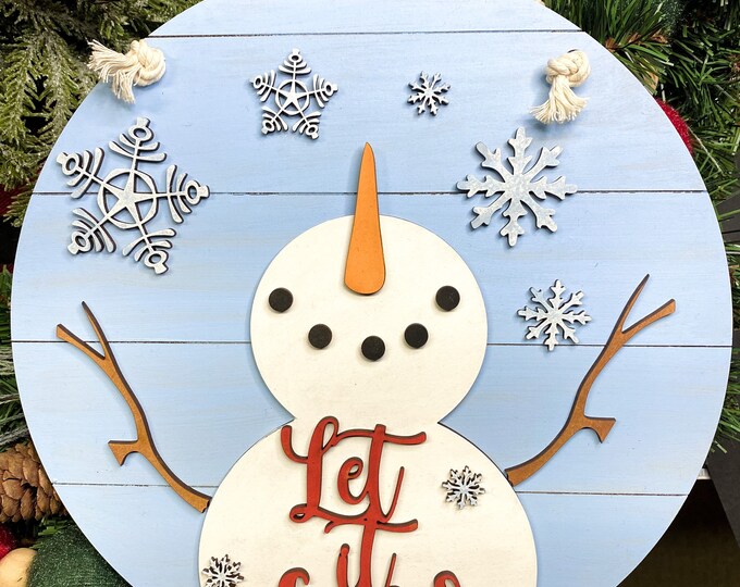 DIY Let It Snow Paint Kit - Etsy
