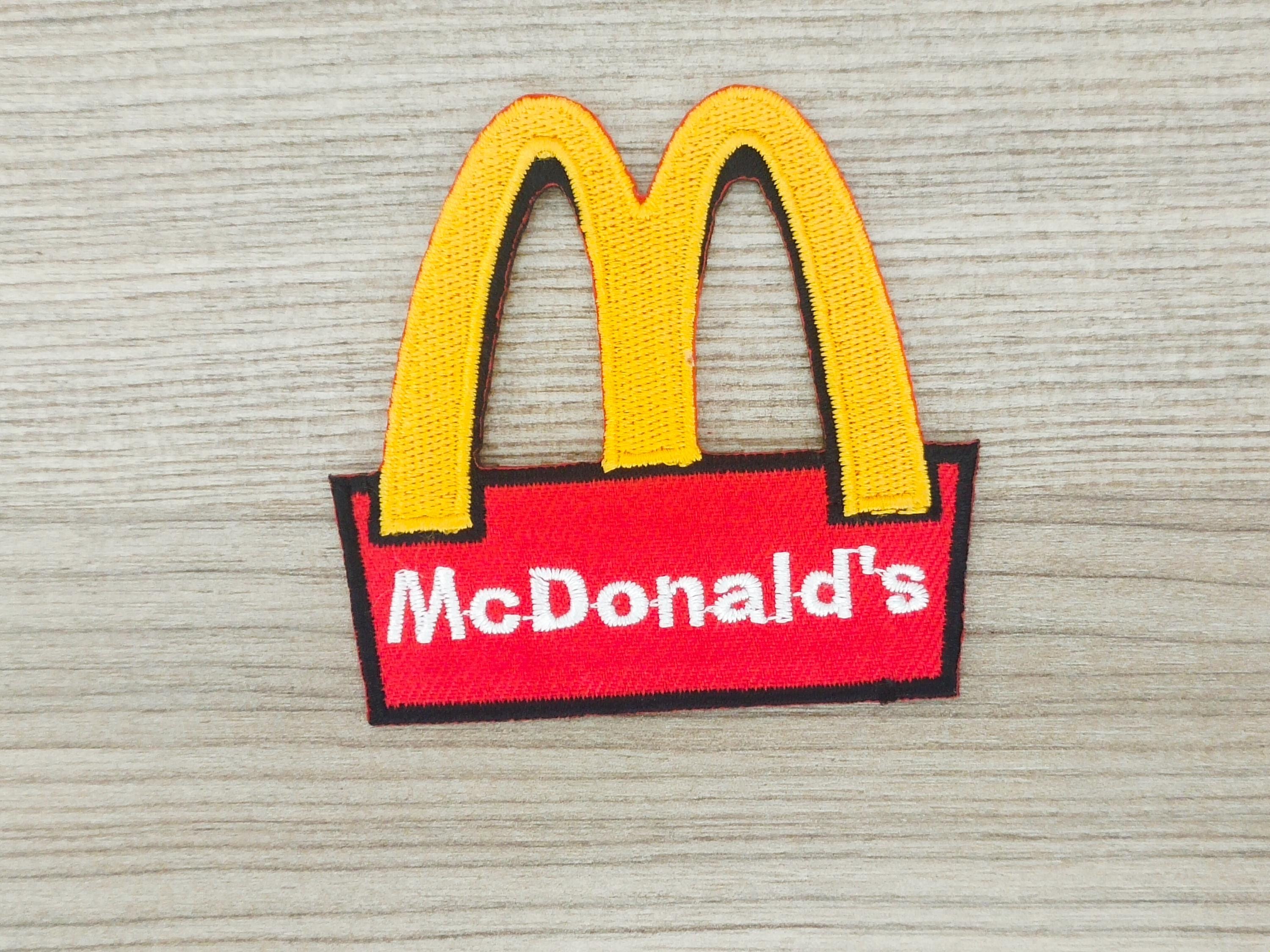 10 Mcdonald's Logo Iron on Patches: Embroidered Applique - Etsy