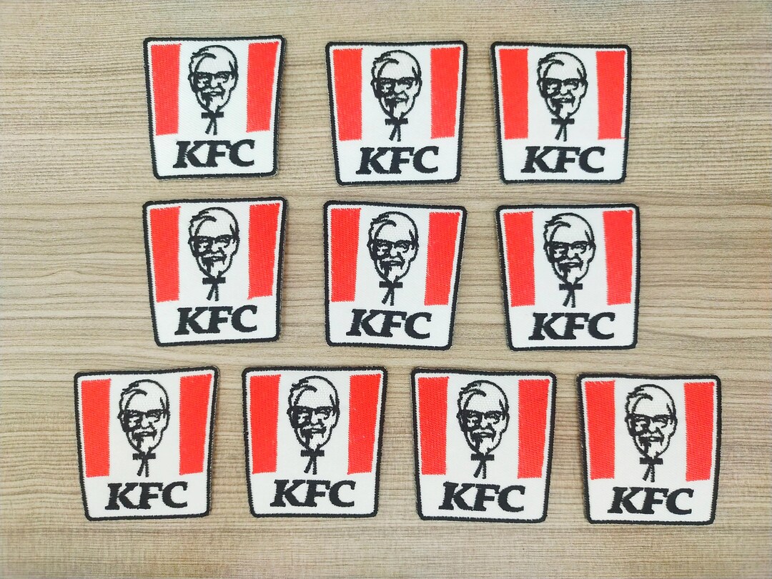 10 Pcs KFC Food Drink Chicken & Fish Sandwiches Burgers Iron on Patch ...