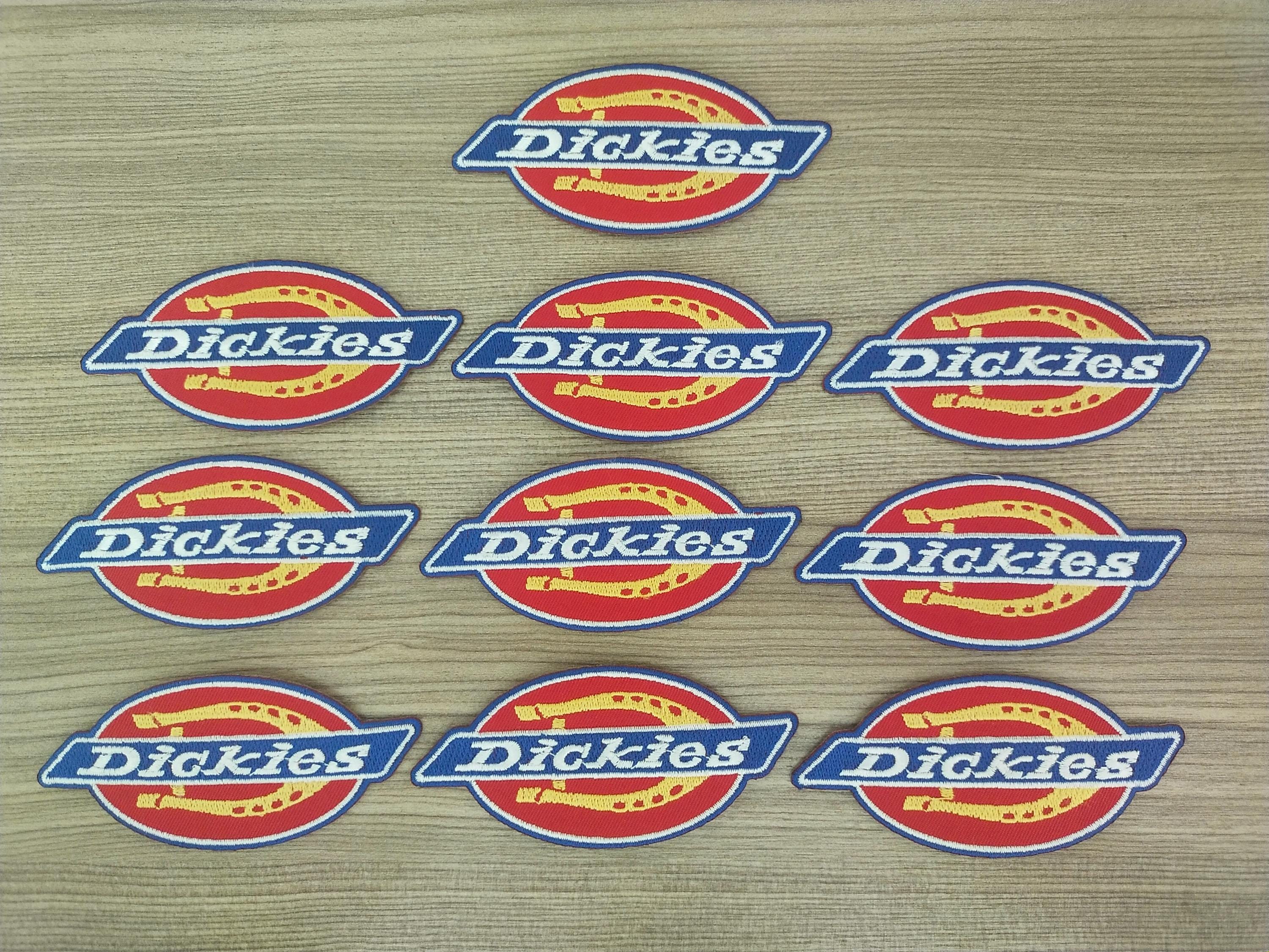 10 Dickies Iron-on Embroidered Patches: Sportswear Applique - Etsy