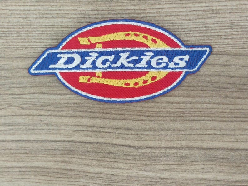 10 Dickies Iron-on Embroidered Patches: Sportswear Applique - Etsy