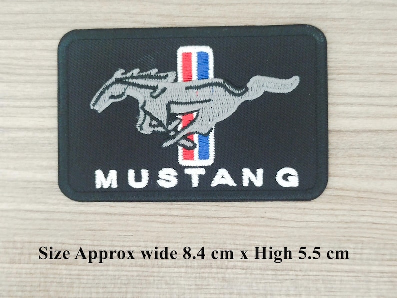 10 Ford Mustang Logo Patches: Embroidered Iron-on Appliques - Etsy