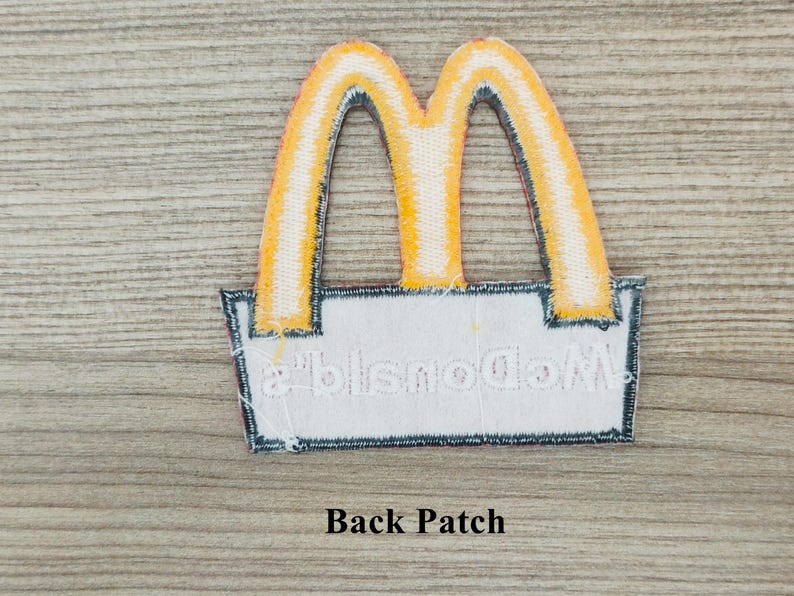 10 Mcdonald's Logo Iron on Patches: Embroidered Applique - Etsy