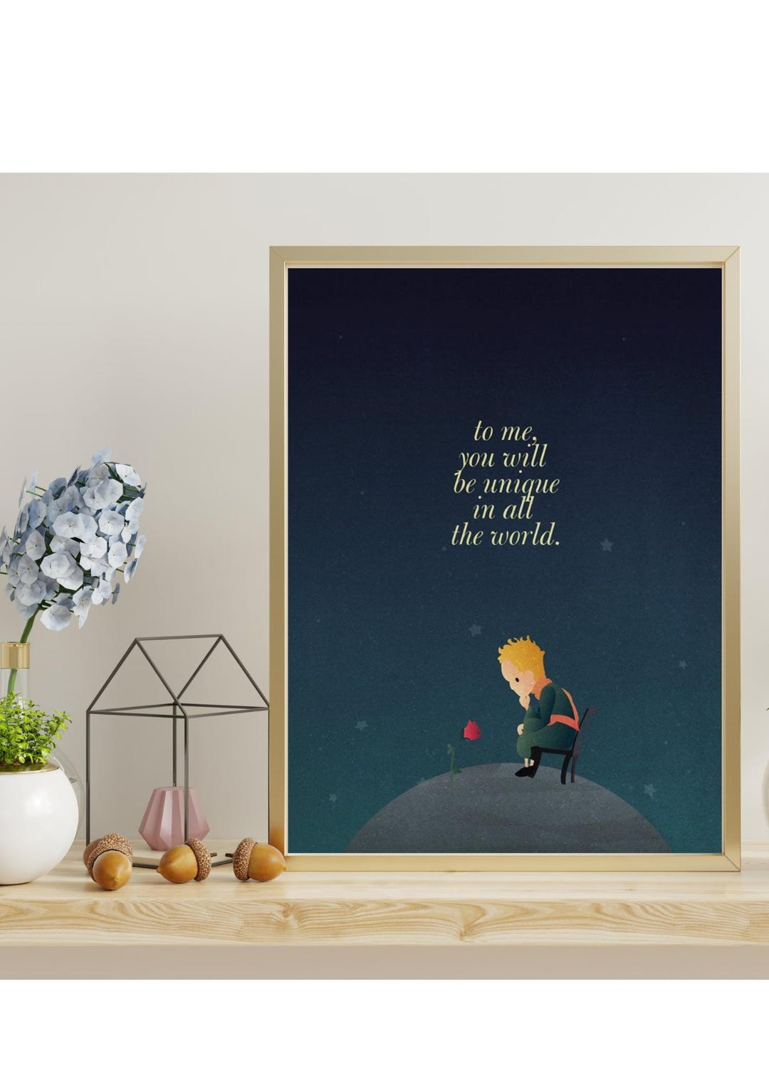 Le Petit Prince Poster, Little Prince Poster, Quote Nursery Art ,kids ...