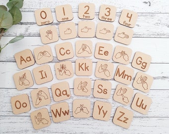 Alphabet Sign Language, A-Z Sign Language Flashcards, AUSLAN, Babies ...
