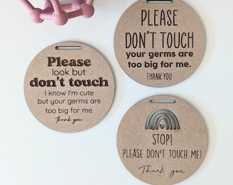 Sage Wash Your Hands Baby Sign Baby Germ Sign-germs Too Big-baby ...