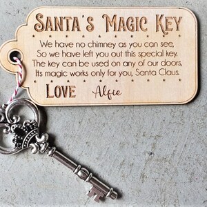 Santa's Magic Key Door Lock Christmas Xmas Magical - Etsy
