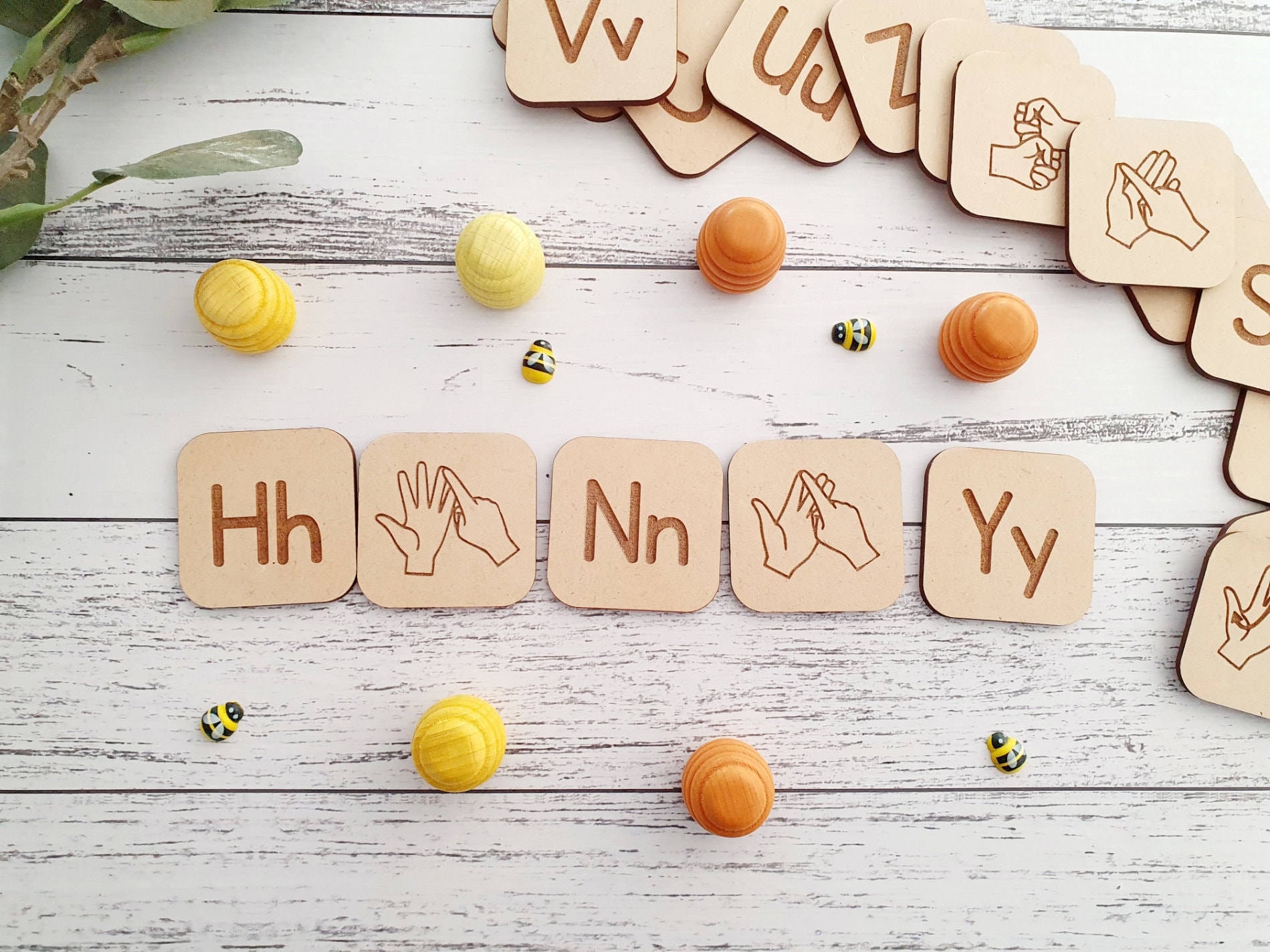Auslan Alphabet + Number Tiles - Australian Sign Language BSL Signing ...