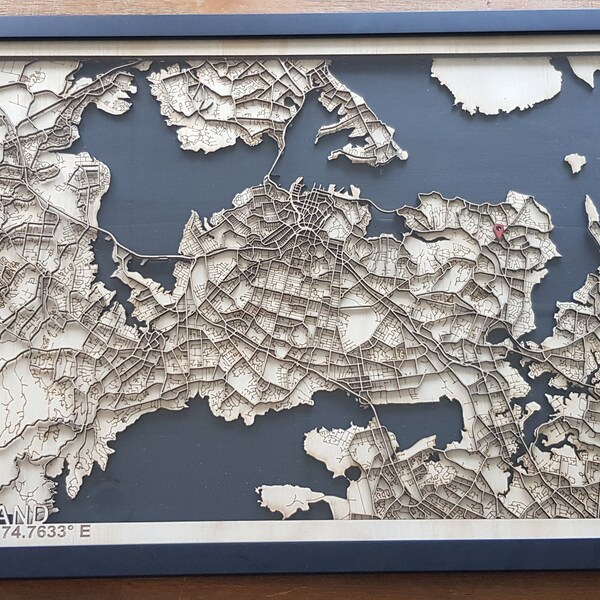 3d Map of New Home - Etsy