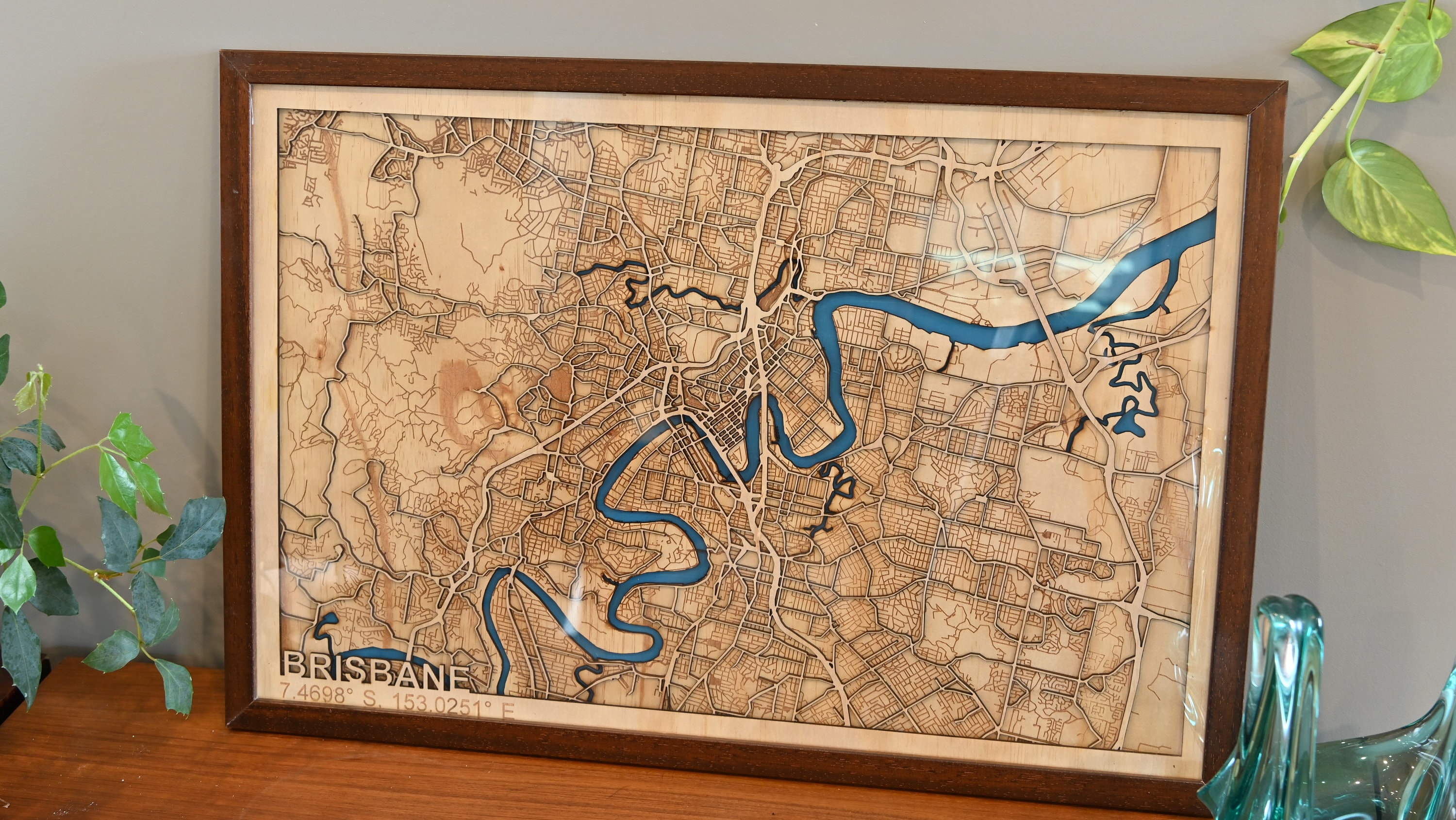 Layered City Maps Lasered Cut Ply Full Detail City Maps | Etsy