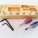 Montessori Wooden Screw Board / Educational Toy / Natural Toy / Kids ...