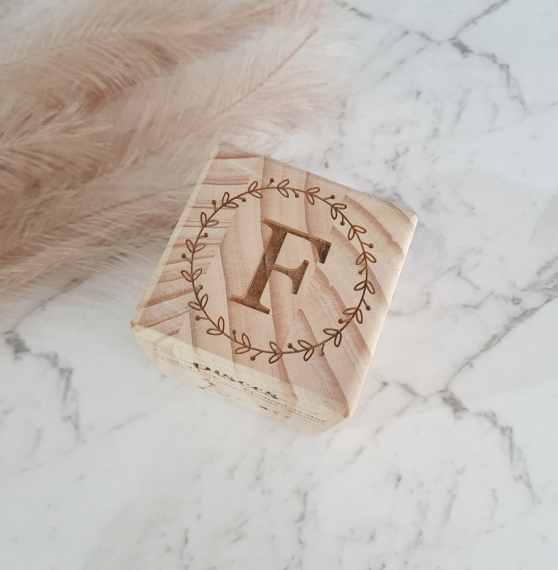 Engraved Wooden Baby Birth Block Keepsake Personalised Nursery - Etsy