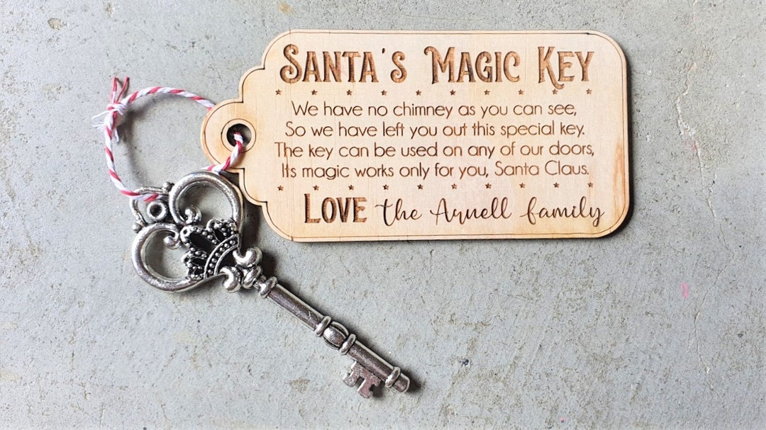 Santa's Magic Key Door Lock Christmas Xmas Magical - Etsy