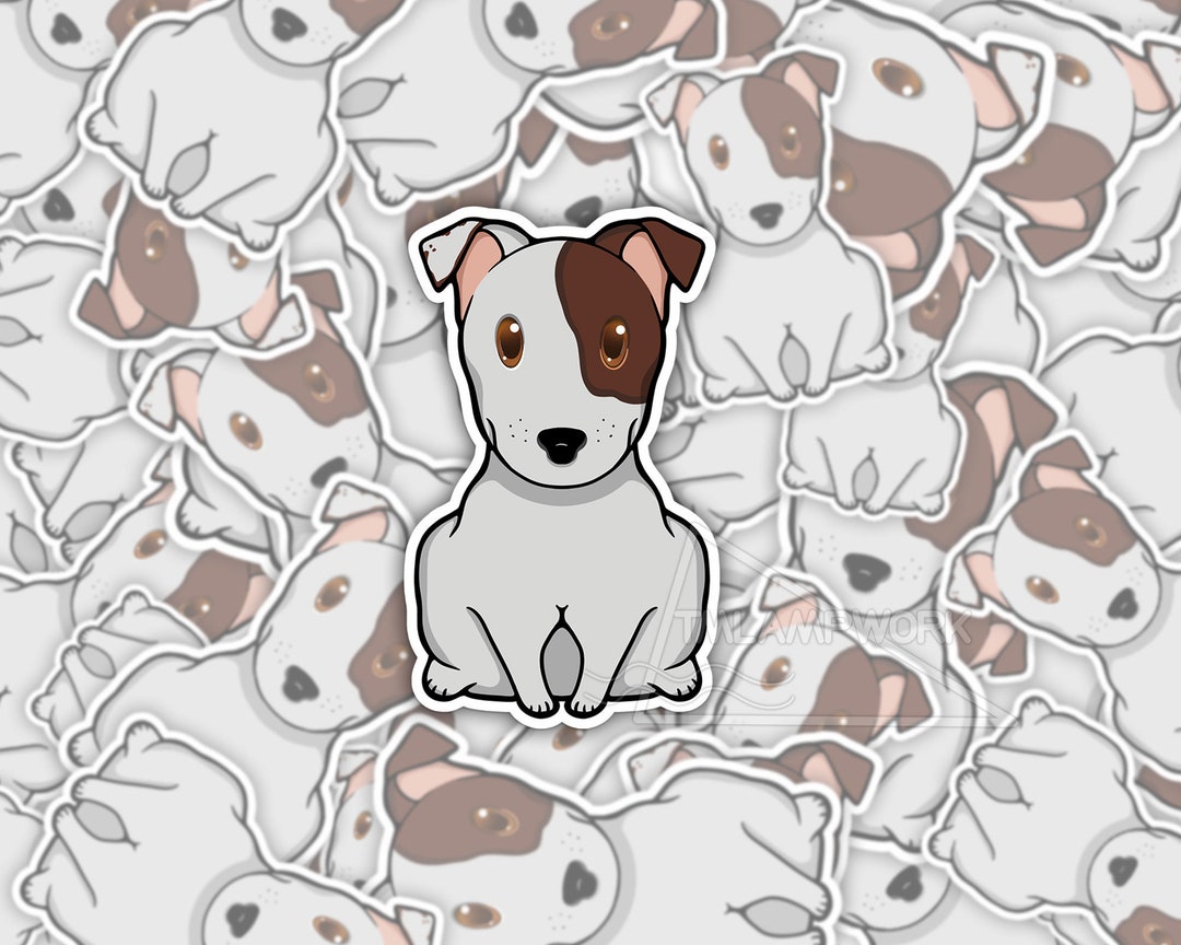 Jack Russel Waterproof Vinyl Sticker - Etsy