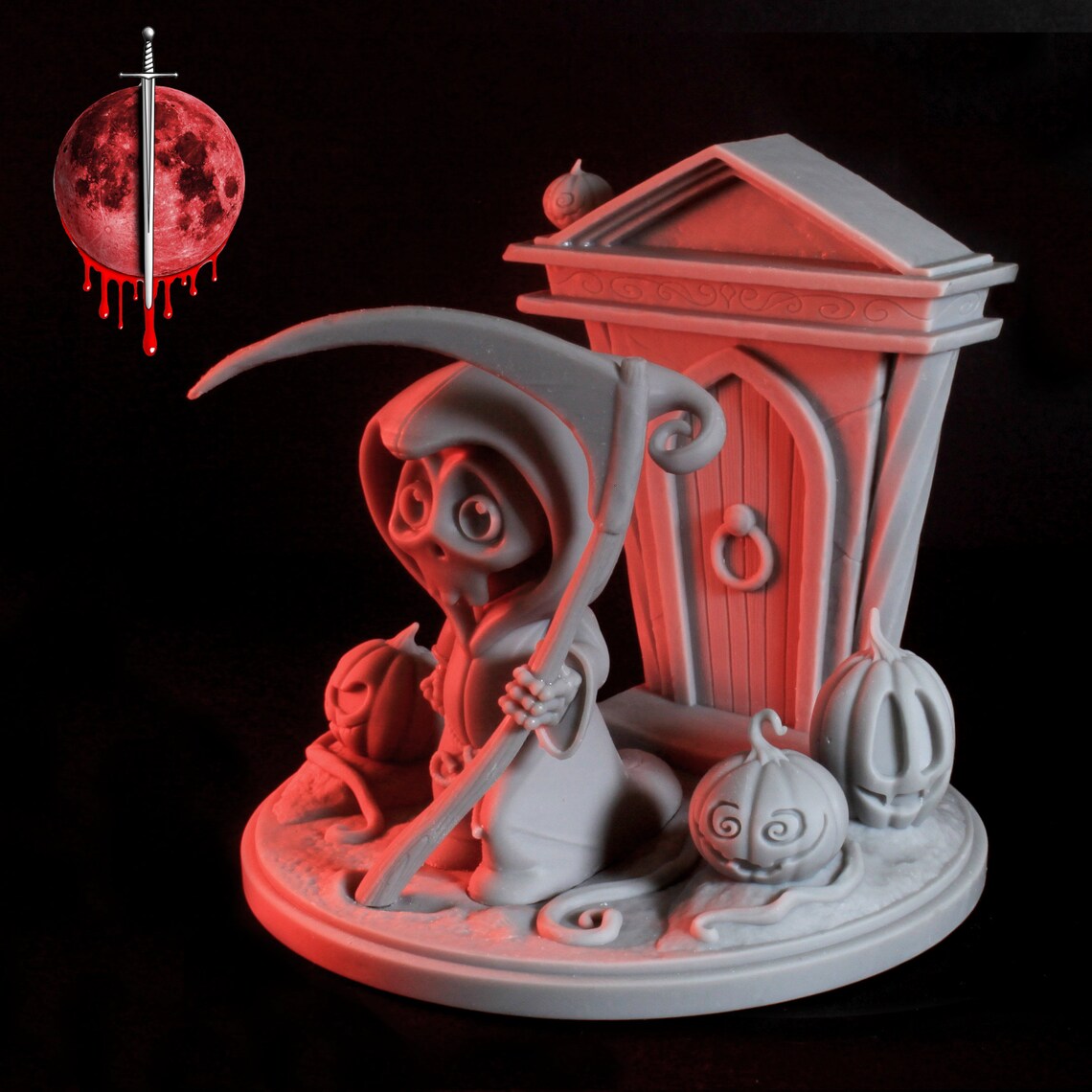 Halloween Grimm Reaper, *3D PRINT FILE* Resin Printing, 3d Printing ...