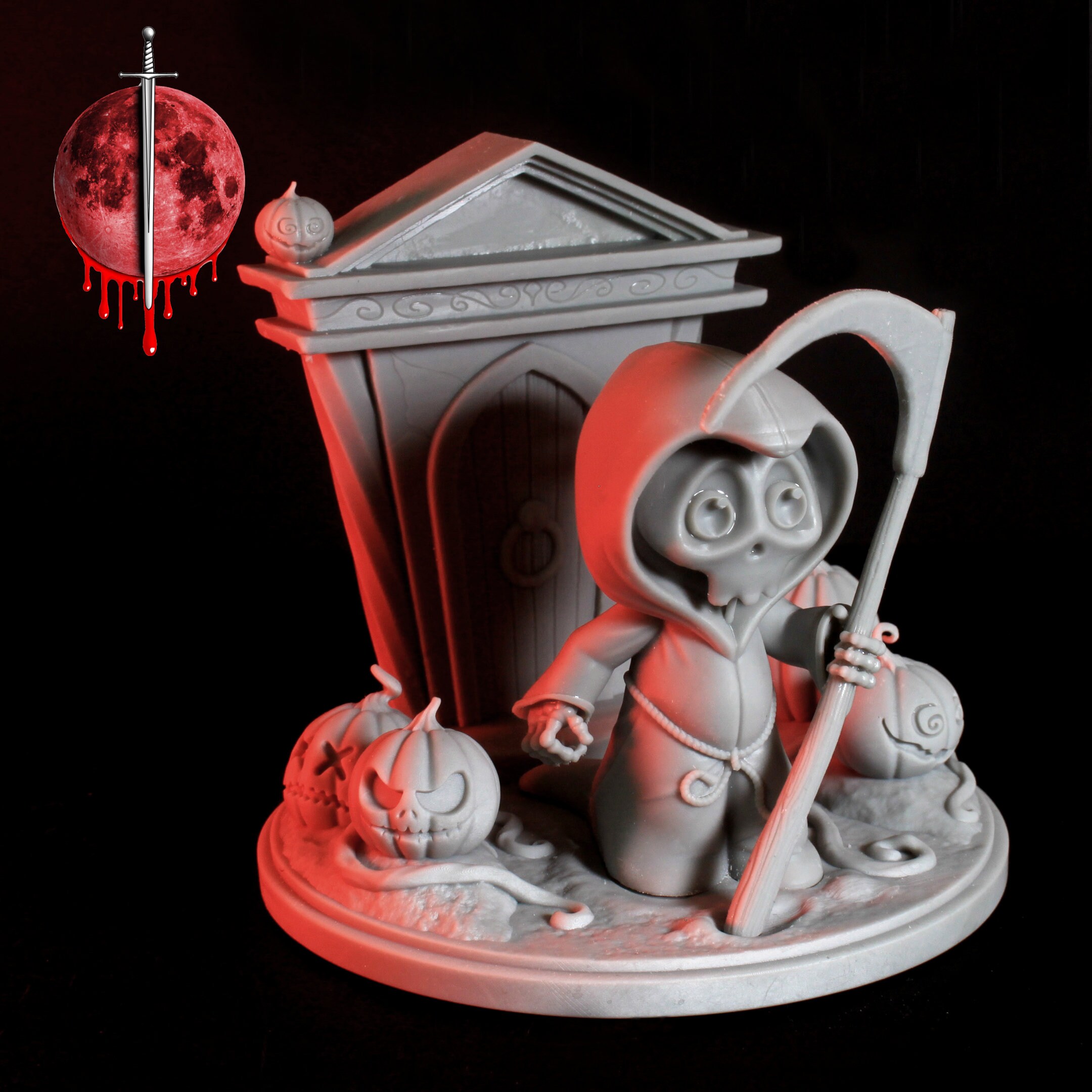 Halloween Grimm Reaper, *3D PRINT FILE* Resin Printing, 3d Printing ...