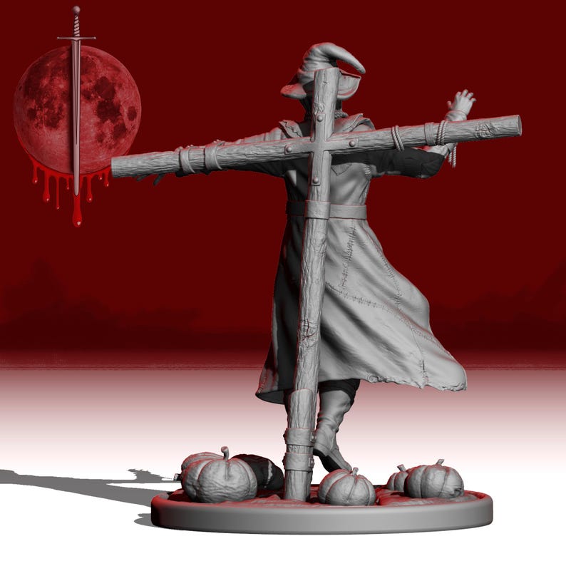 Scarecrow, *3D PRINT FILE* Resin Printing, 3d Printing, STL - Etsy