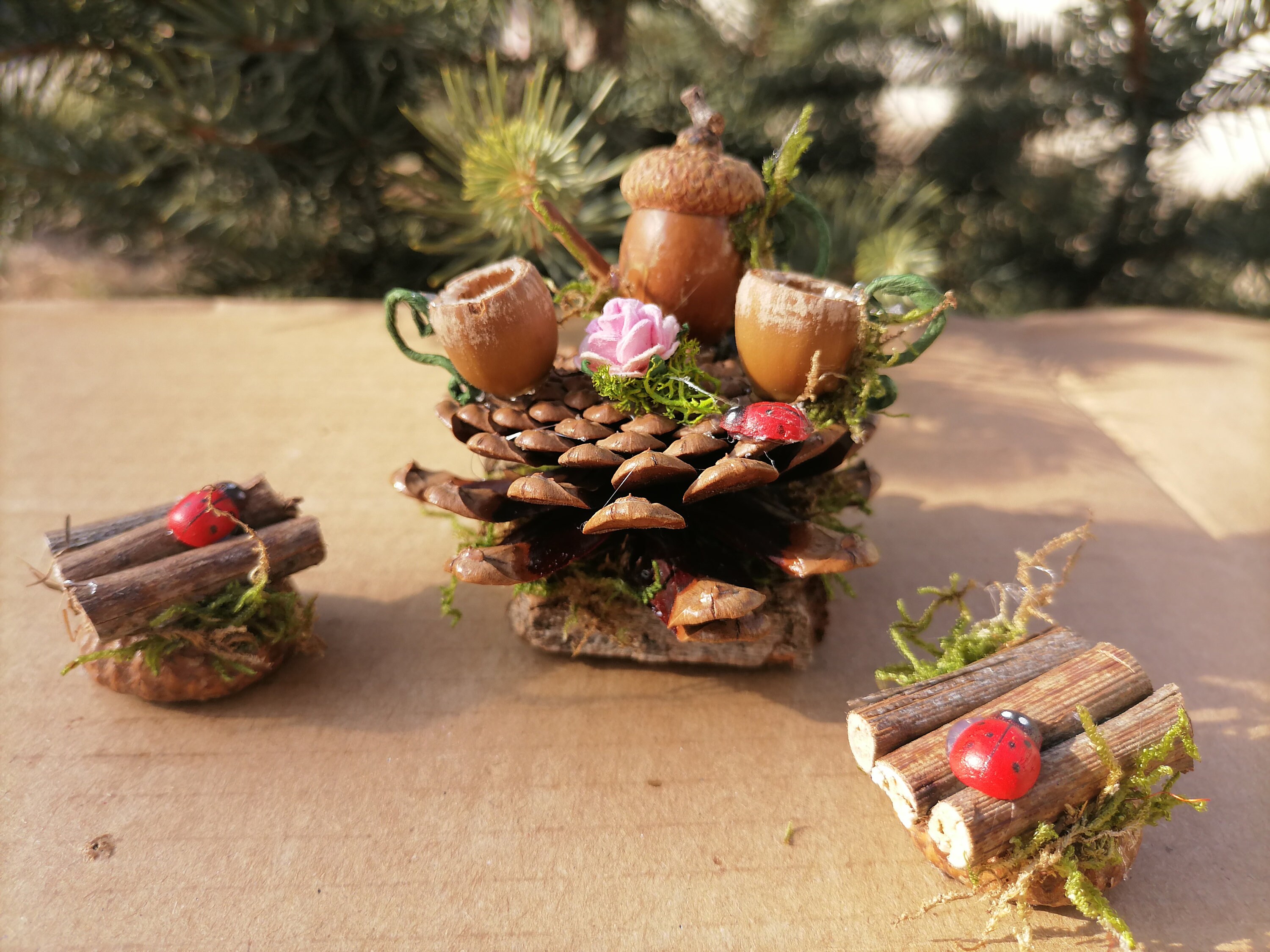 Fairy Kitchen Set Fairy Garden Furniture Fairy Table Fairy - Etsy