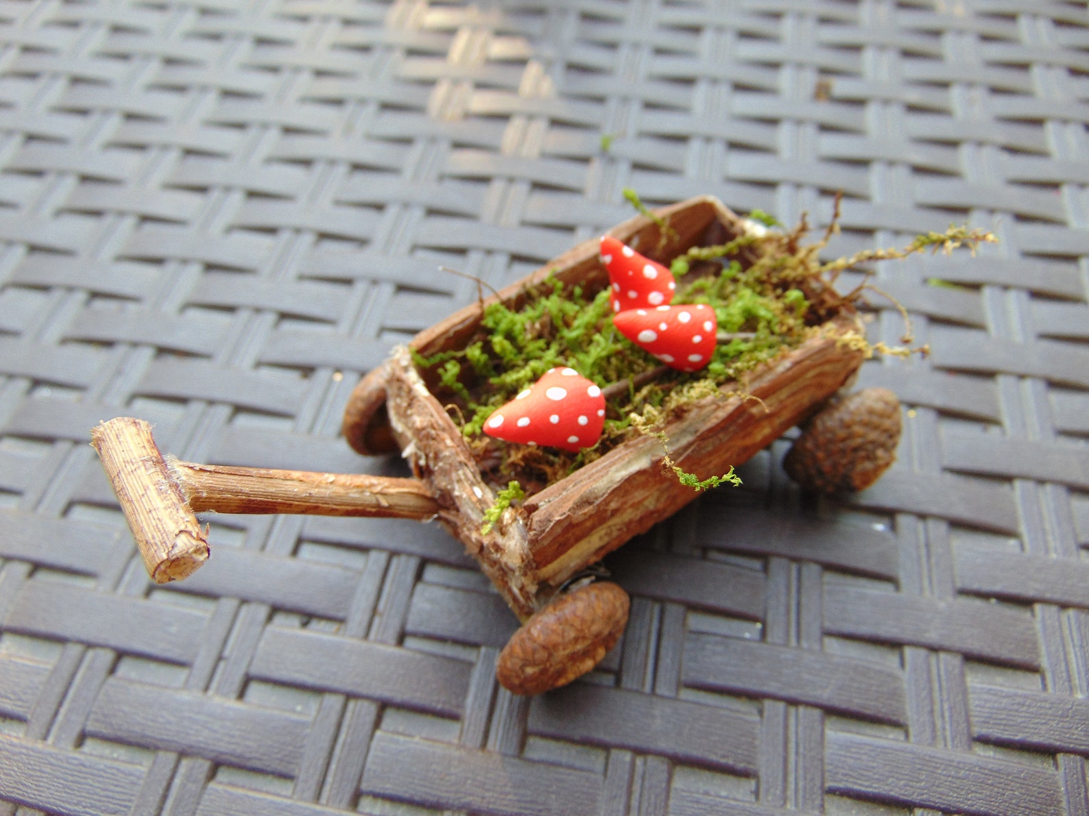 Fairy Garden Wagon Miniature Wagon Fairy Garden Accessories - Etsy