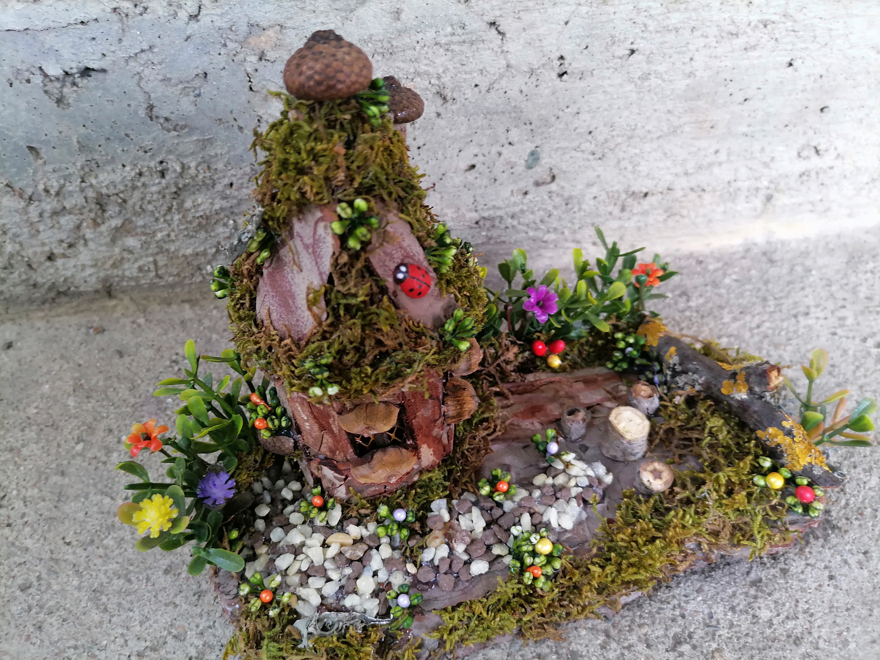 Tiny Fairy House Fairy Cottage Miniature House Miniature - Etsy